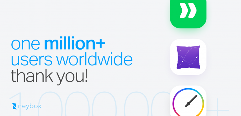 1 million users worldwide – Neybox Digital